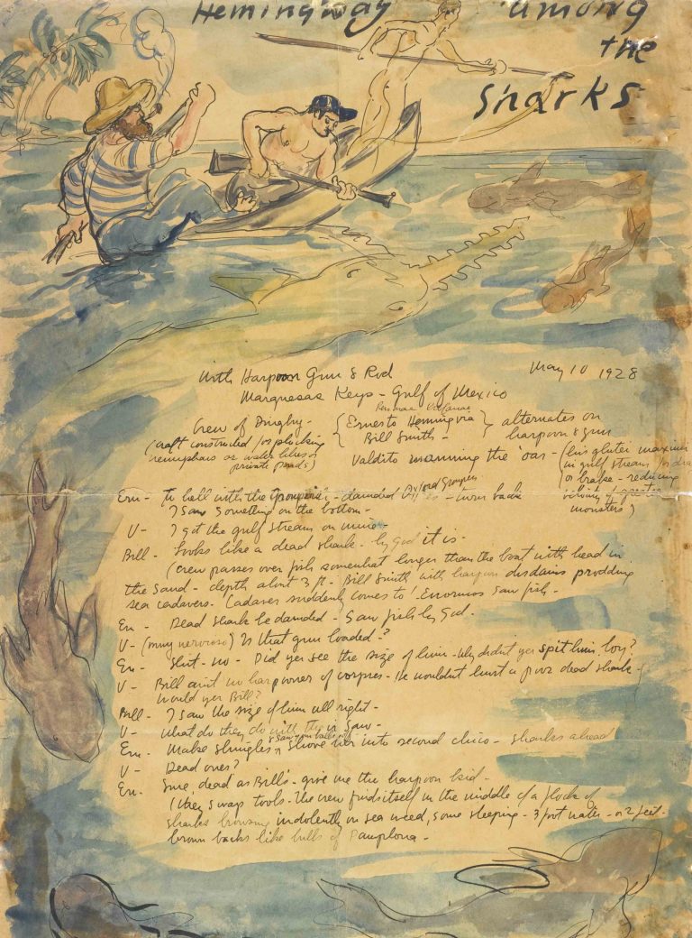 Waldo Peirce: Ernest Hemingway Among the Sharks - Hemingways Welt